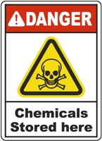 Signage - Chemical storage