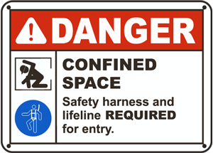 Signage - Confined space