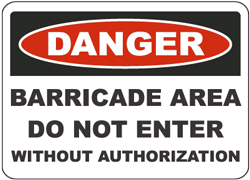 Signage - Do Not enter