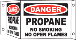 Signage : Gas identification