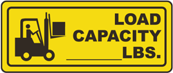 Signage - Forklift label sign