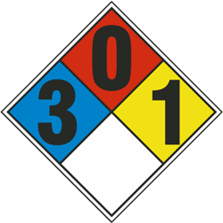 Signage : NFPA Diamond